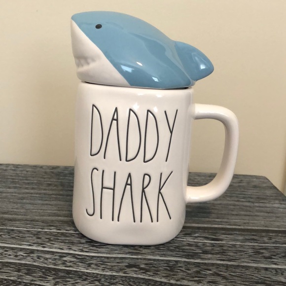 Rae Dunn | Dining | Rae Dunn Daddy Shark Mug | Poshmark